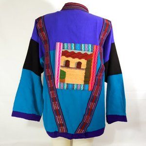 Kachimuel Creations | Jackets & Coats | Ecuadorian Color Block Jacket ...